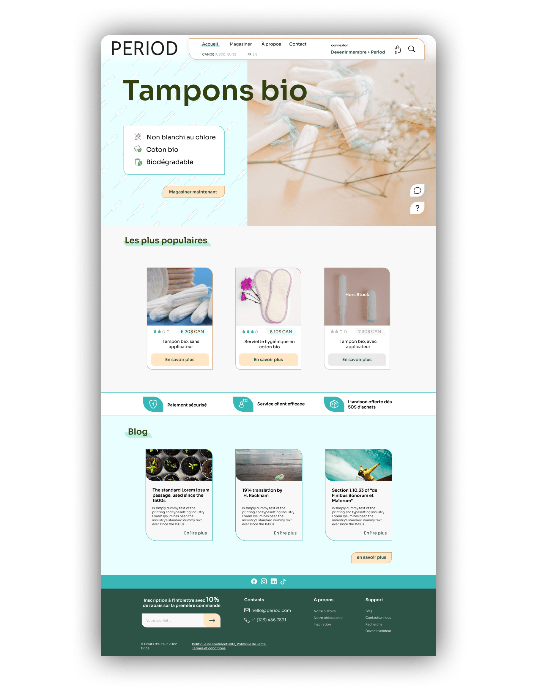 Brice, Web developer and UX/UI designer